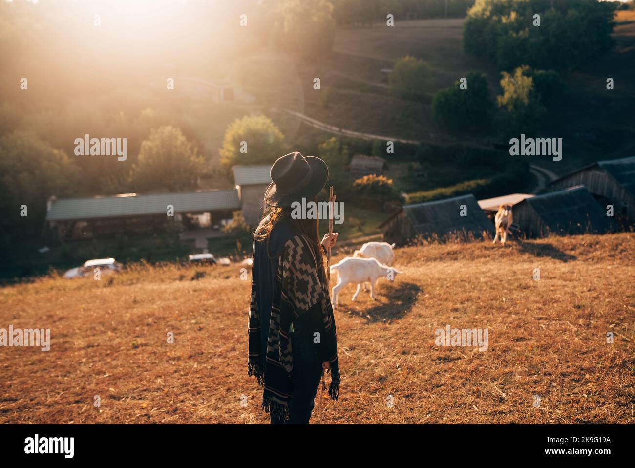 Female sheepherder hi-res stock photography and images - Alamy