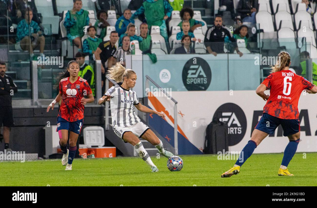 Allianz stadium, Turin, Italy, October 27, 2022, Juventus Amanda Nilden ...