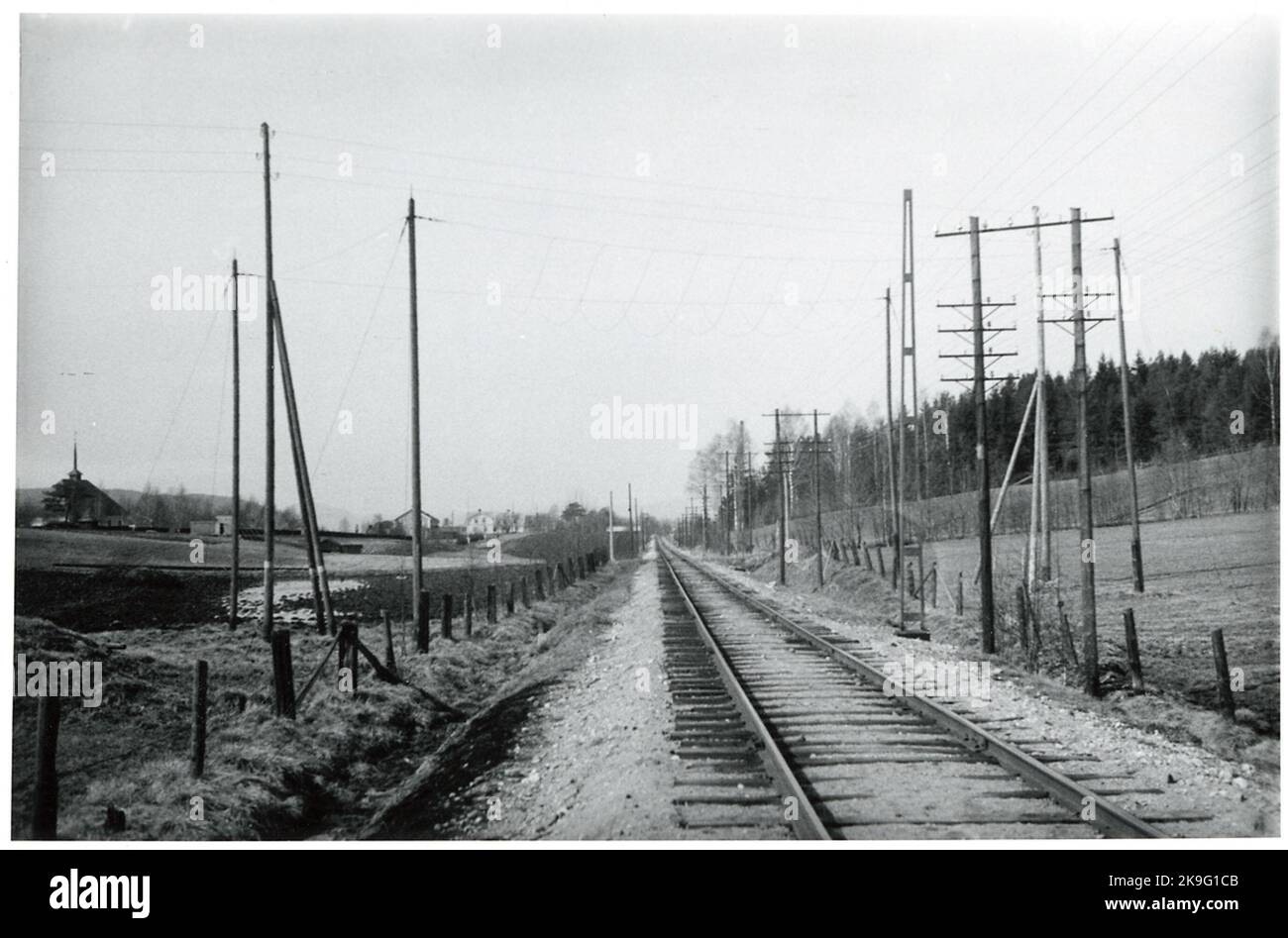 On the line between Torpshammar and Viskan Stock Photo - Alamy