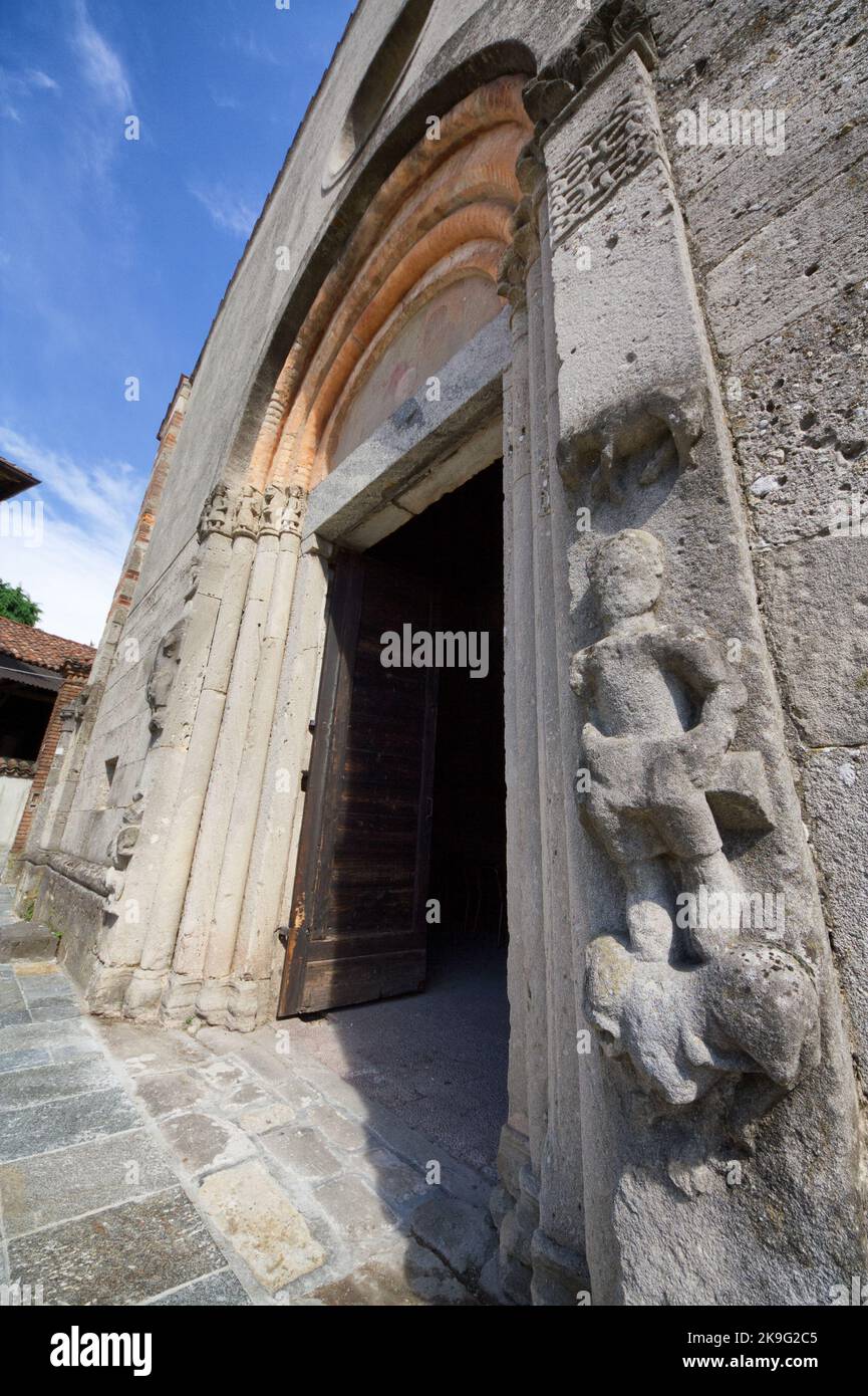 Figure on an animal - Church of Saint Columbanus - Little gem of ...