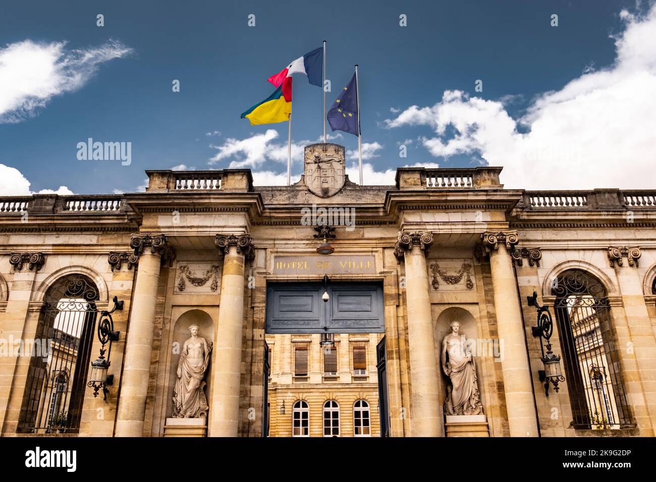 Palais Rohan, the City Hall of Bordeaux in France Stock Photo - Alamy