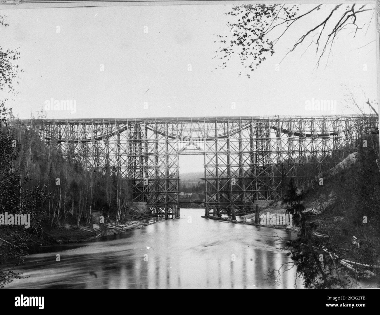 The oldest Tallberg Bridge Stock Photo - Alamy