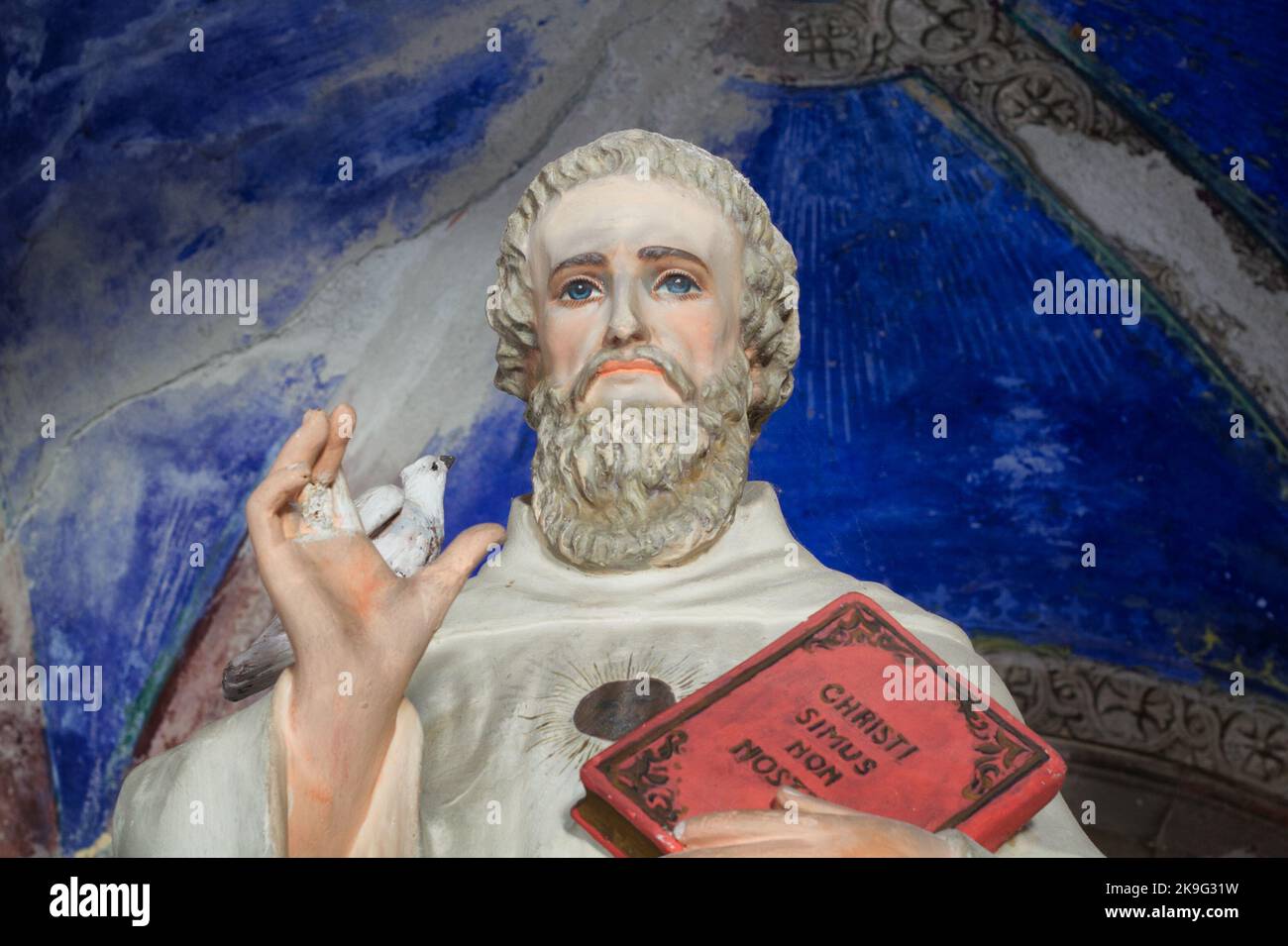 Stauet of St. Columbanus - Church of Saint Columbanus - Little gem of ...