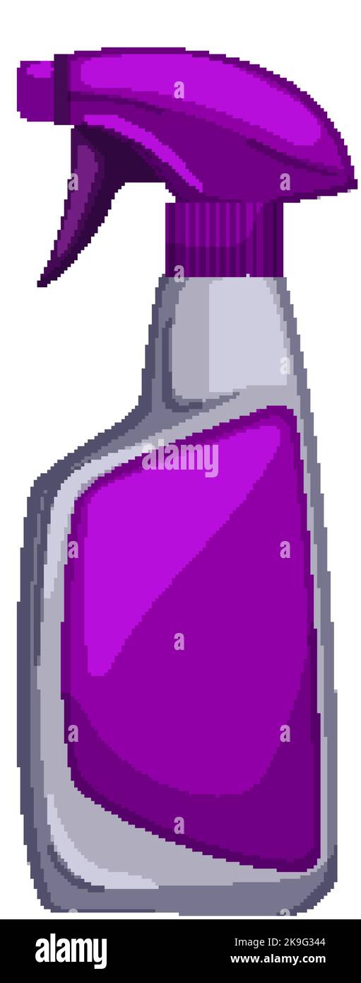 household bathroom cleaner cartoon vector illustration Stock Vector ...