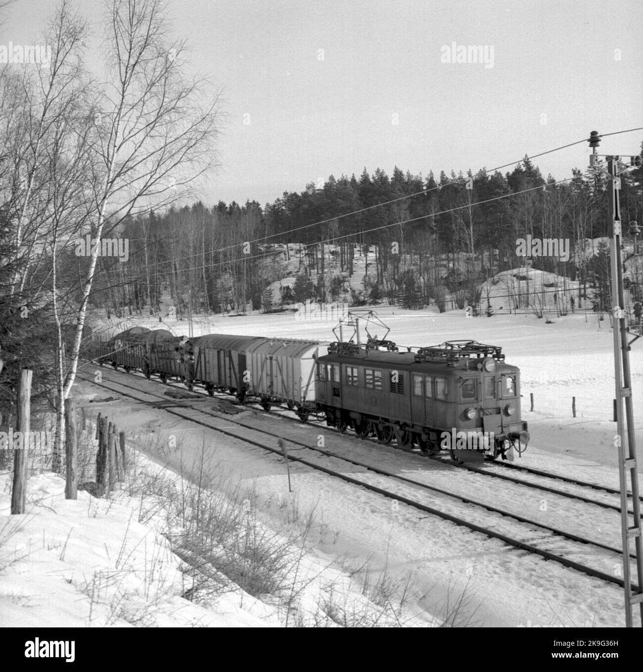 State Railways, SJ D LOK by train Stock Photo - Alamy