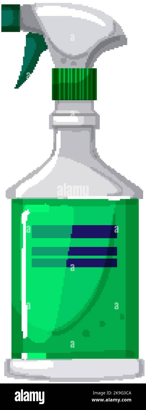 wash bathroom cleaner cartoon vector illustration Stock Vector Image ...