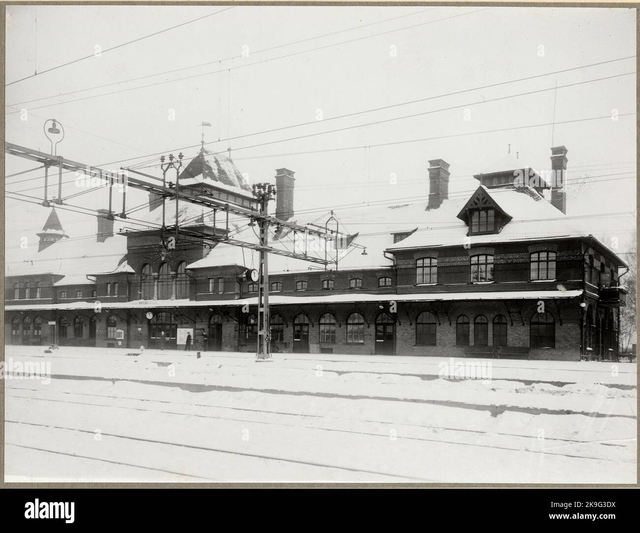 Krylbo Railway Station 1937 Stock Photo - Alamy
