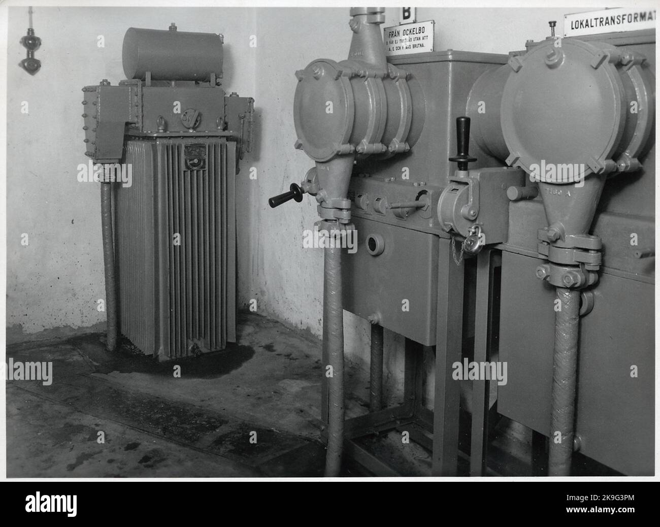 Electrical installation with local transformer Stock Photo - Alamy