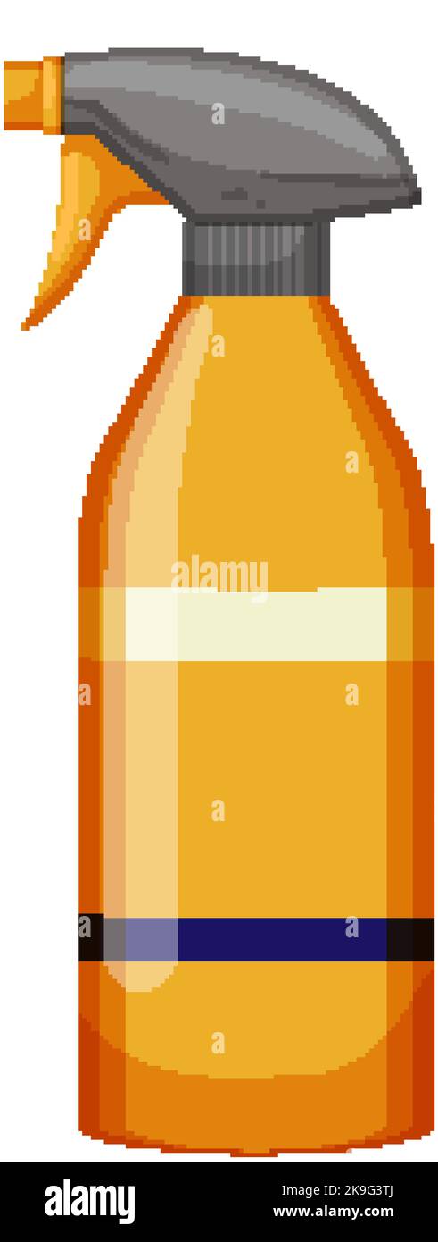 hygiene bathroom cleaner cartoon vector illustration Stock Vector Image ...