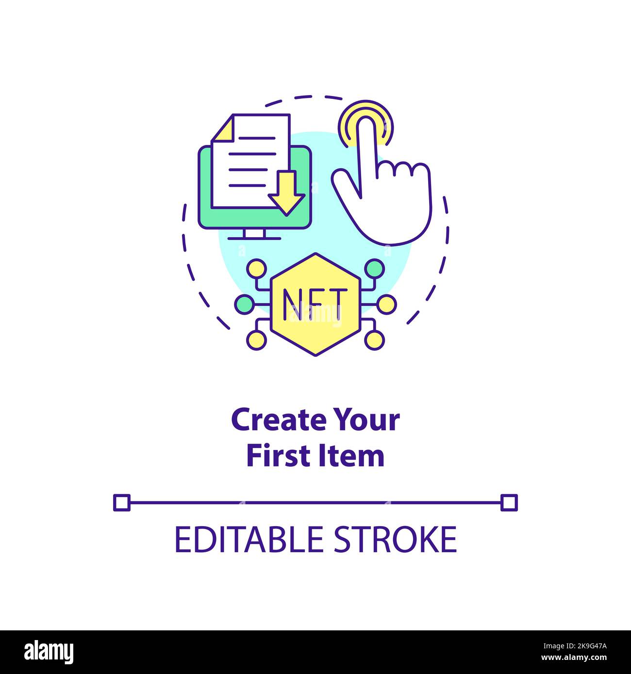 Create your first item concept icon Stock Vector Image & Art - Alamy Create your first item concept icon Stock Vector Image & Art - Alamy