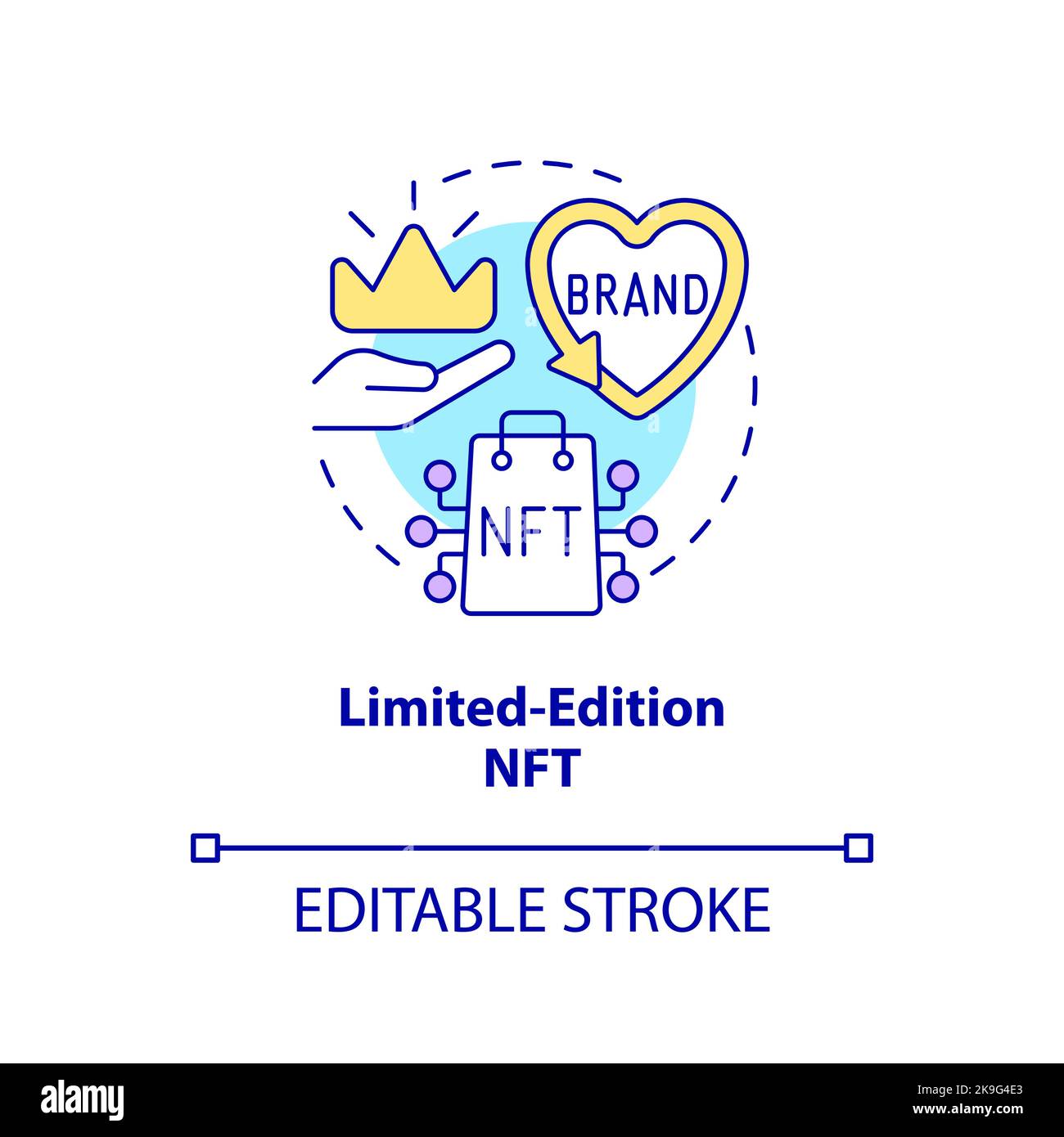 Limited edition NFT concept icon Stock Vector Image & Art - Alamy