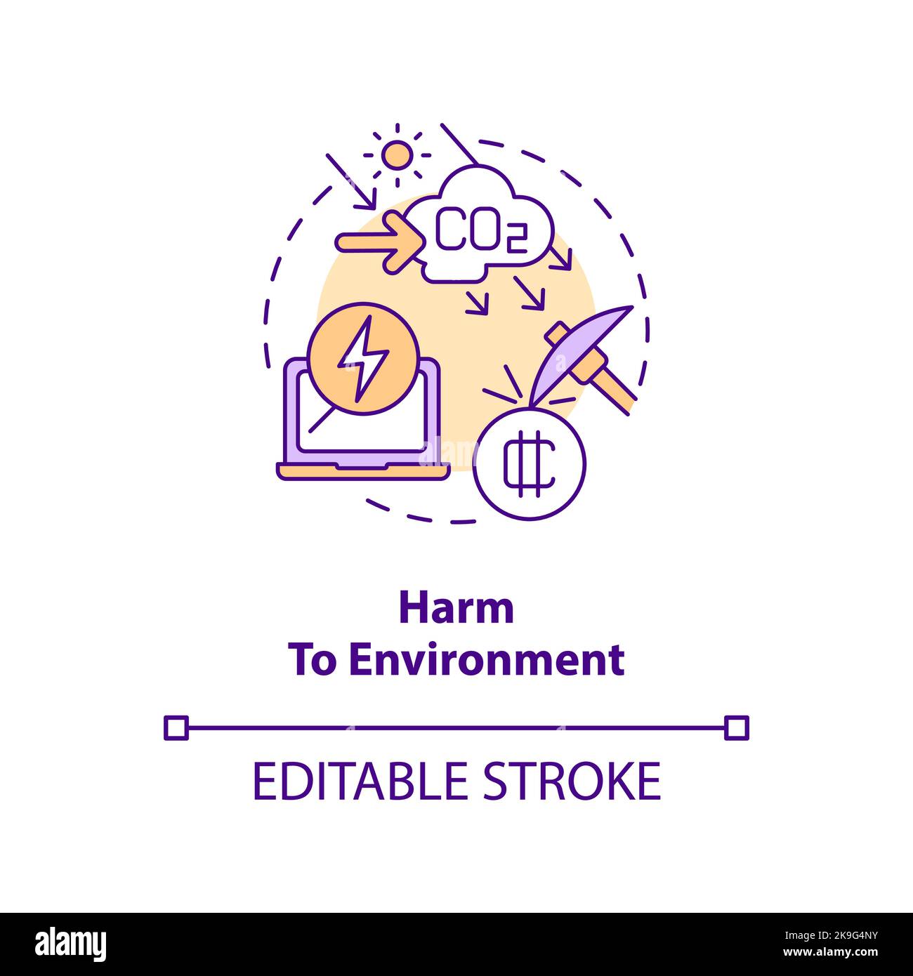 Harm to environment Stock Vector Images - Alamy