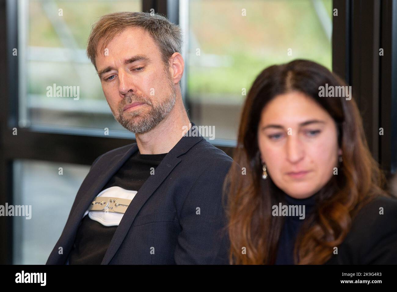Alderman Zwijndrecht, Steven Vervaet and Flemish Minister of ...