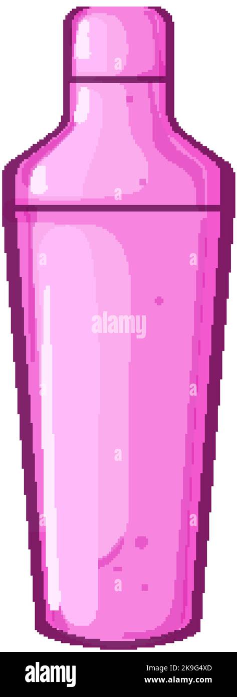 bar cocktail shaker cartoon vector illustration Stock Vector Image ...