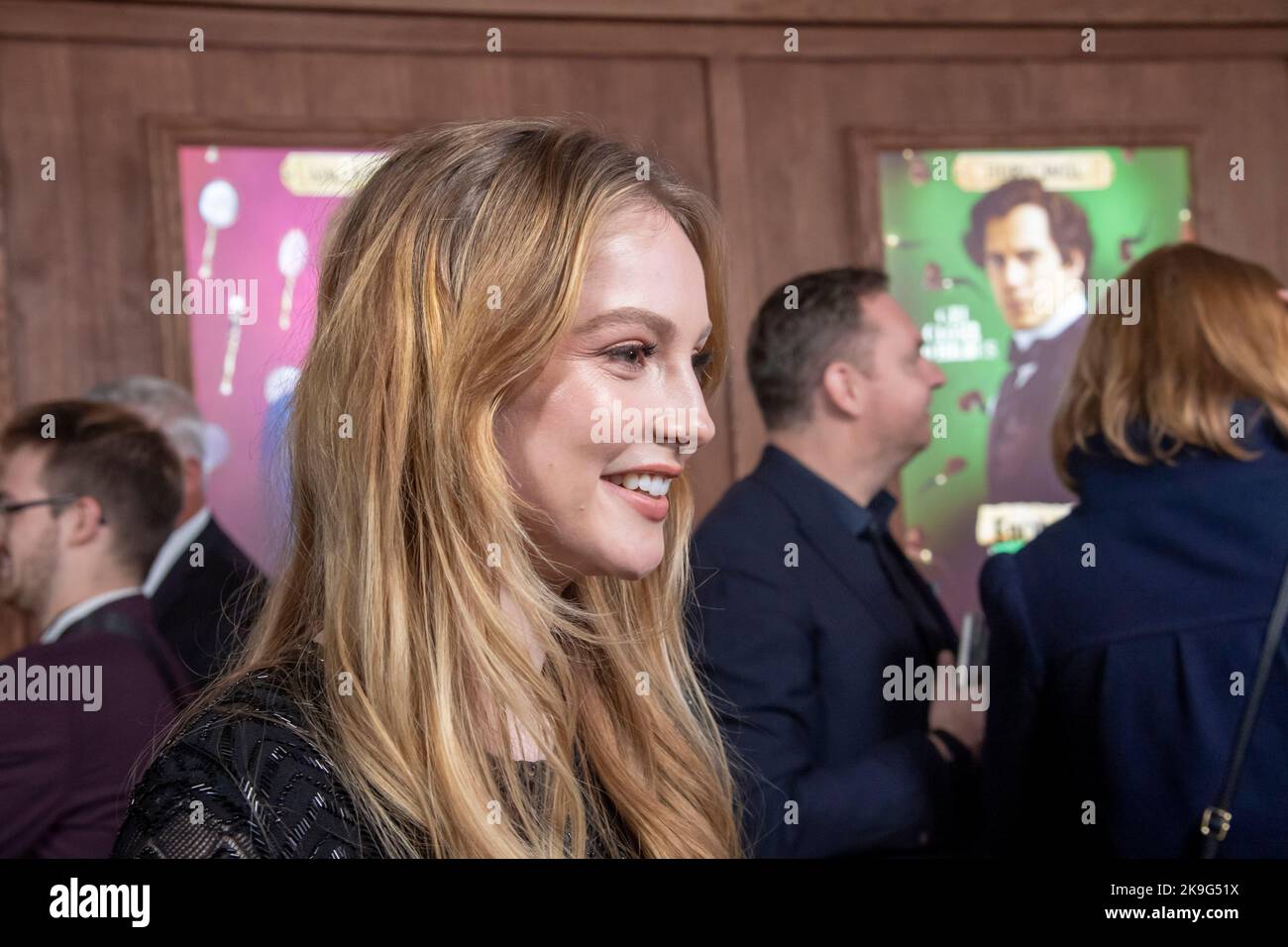 Hannah Dodd attends Netflix's "Enola Holmes 2" world premiere at The ...