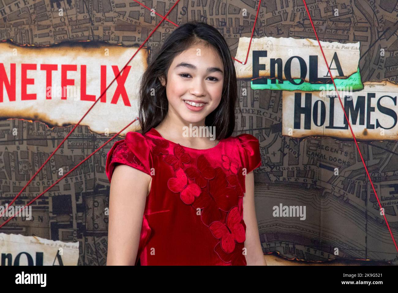 Serrana Su-Ling Bliss attends Netflix's "Enola Holmes 2" world premiere ...