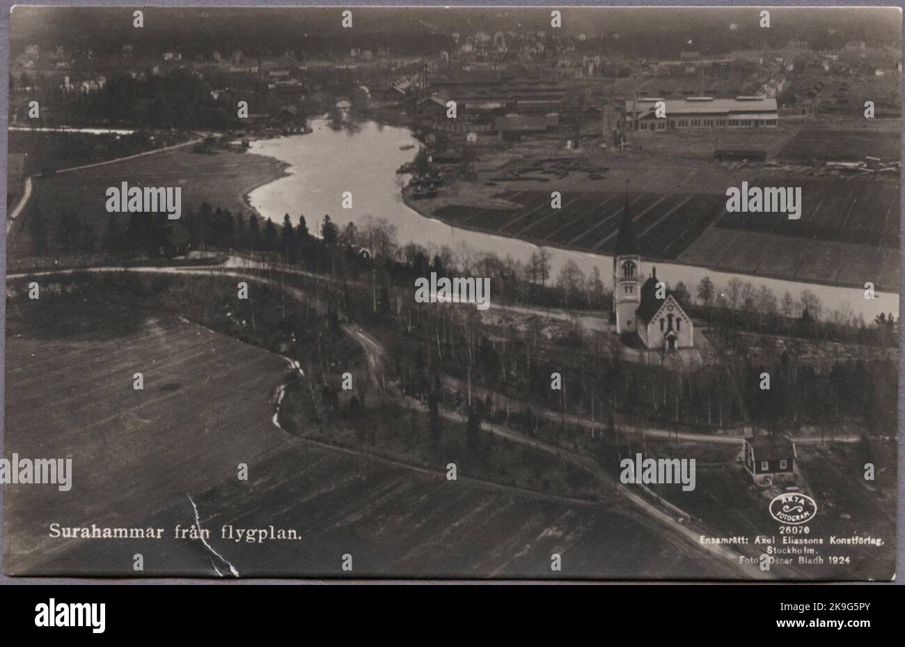 View of Surahammar Stock Photo - Alamy