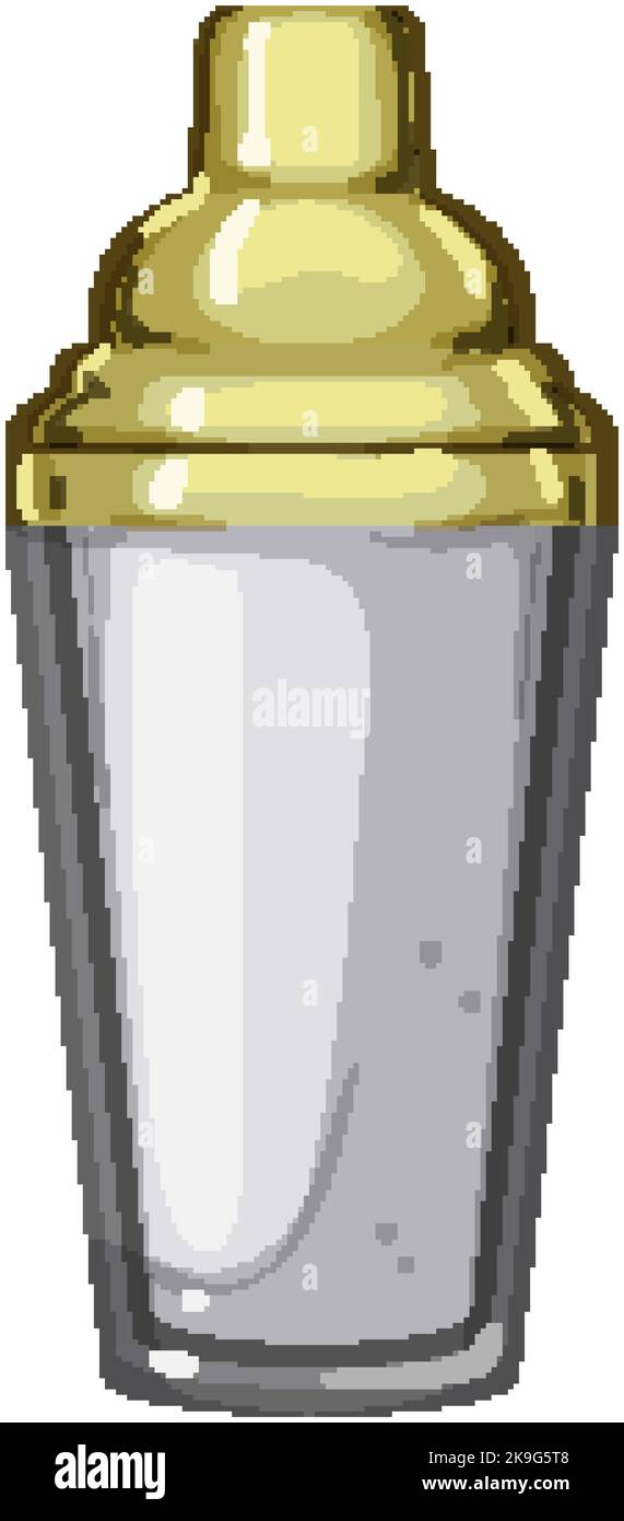 party cocktail shaker cartoon vector illustration Stock Vector Image ...