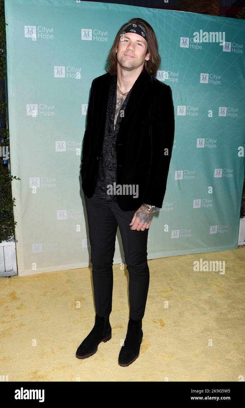 West Hollywood, USA. 27th Oct, 2022. Caleb Shomo arriving at the City ...