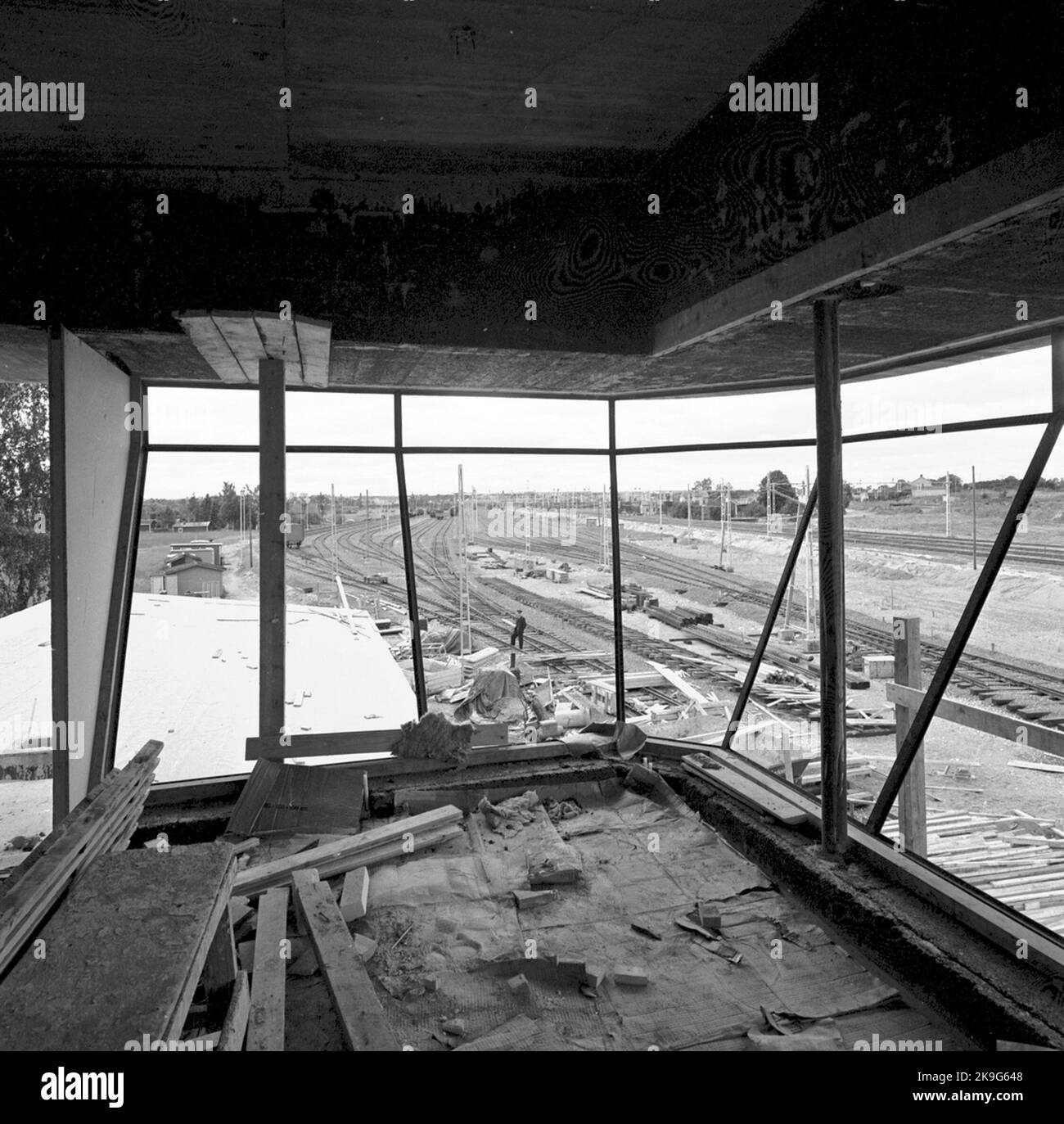 Building of new ranger yard in Gävle Stock Photo - Alamy