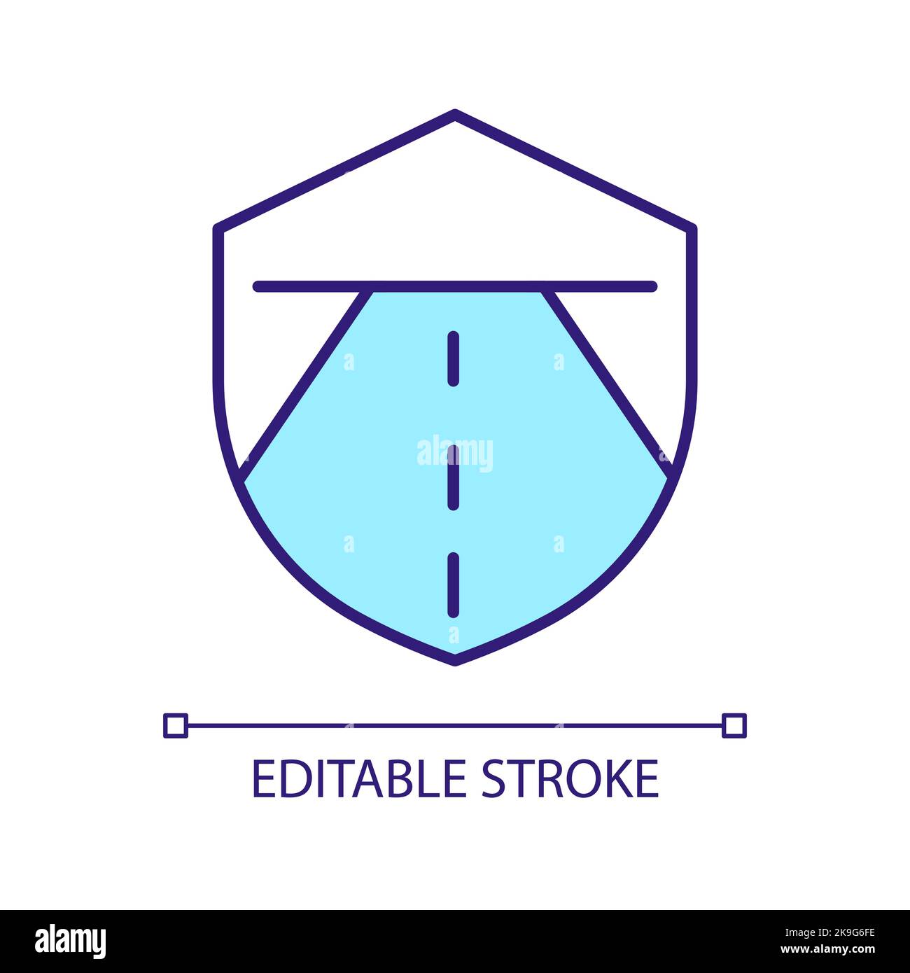 Clip art roadway Stock Vector Images - Alamy