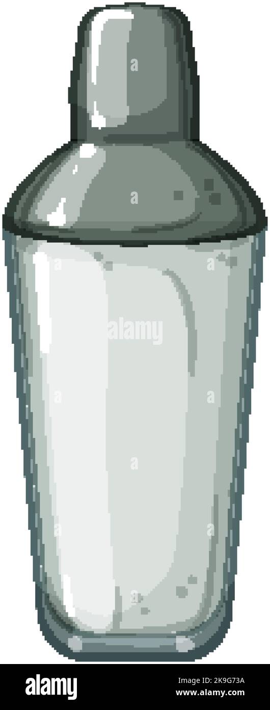 bartender cocktail shaker cartoon vector illustration Stock Vector Image & Art - Alamy