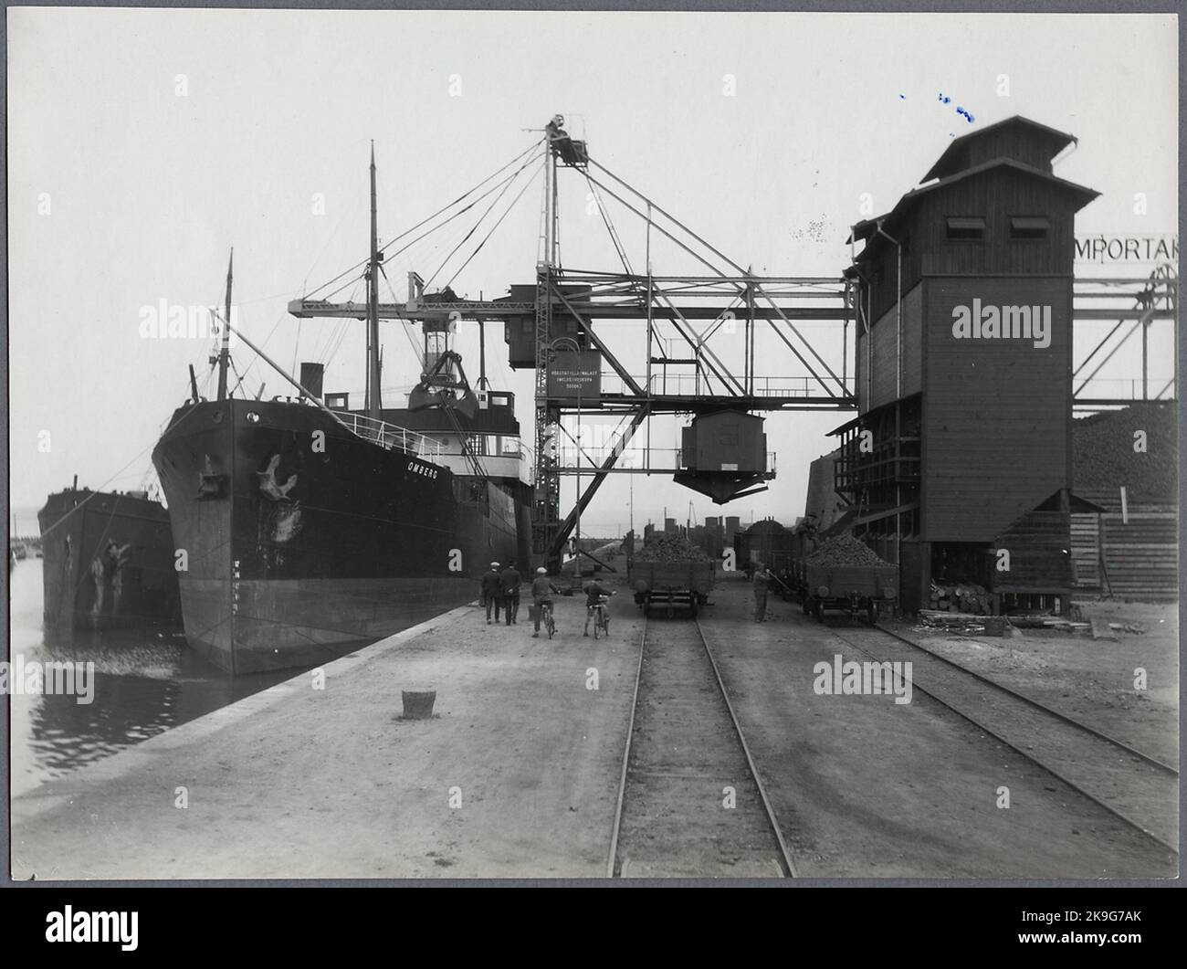 Varberg's harbor. “Omberg Stock Photo - Alamy