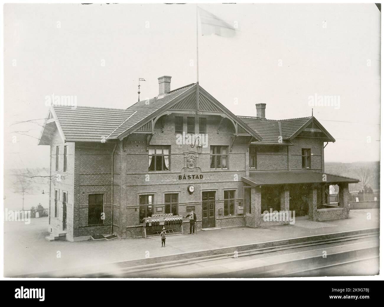 Båstad Södra Station Stock Photo - Alamy