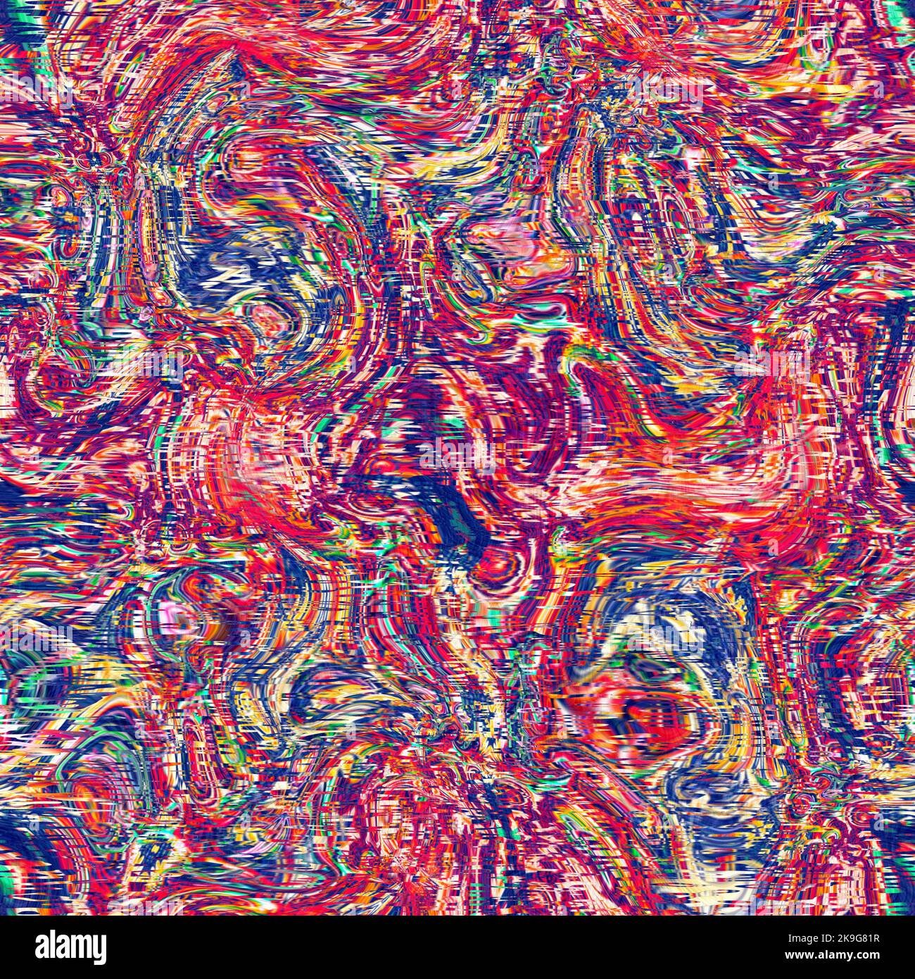 Vibrant pink distortion pattern. Bright colorful kitsch wallpaper for ...