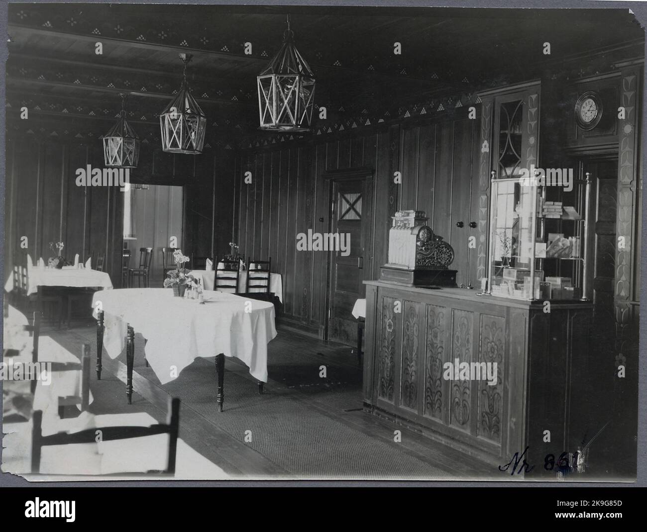 Charlottenberg, serving pavilion dining room Stock Photo - Alamy