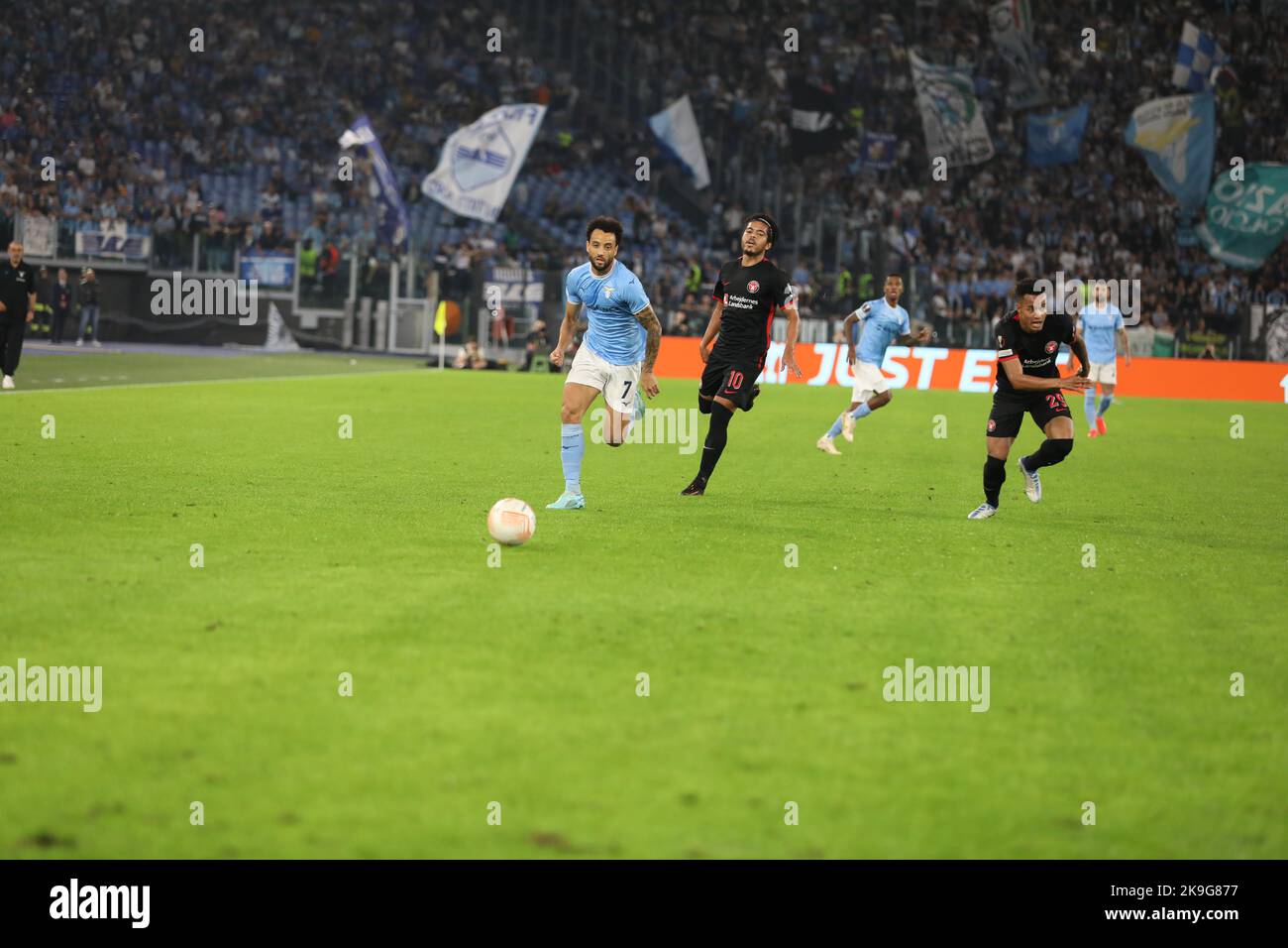 Rome, Italy. 27th Oct, 2022. Uefa Europa League. Lazio - Midtjylland In ...