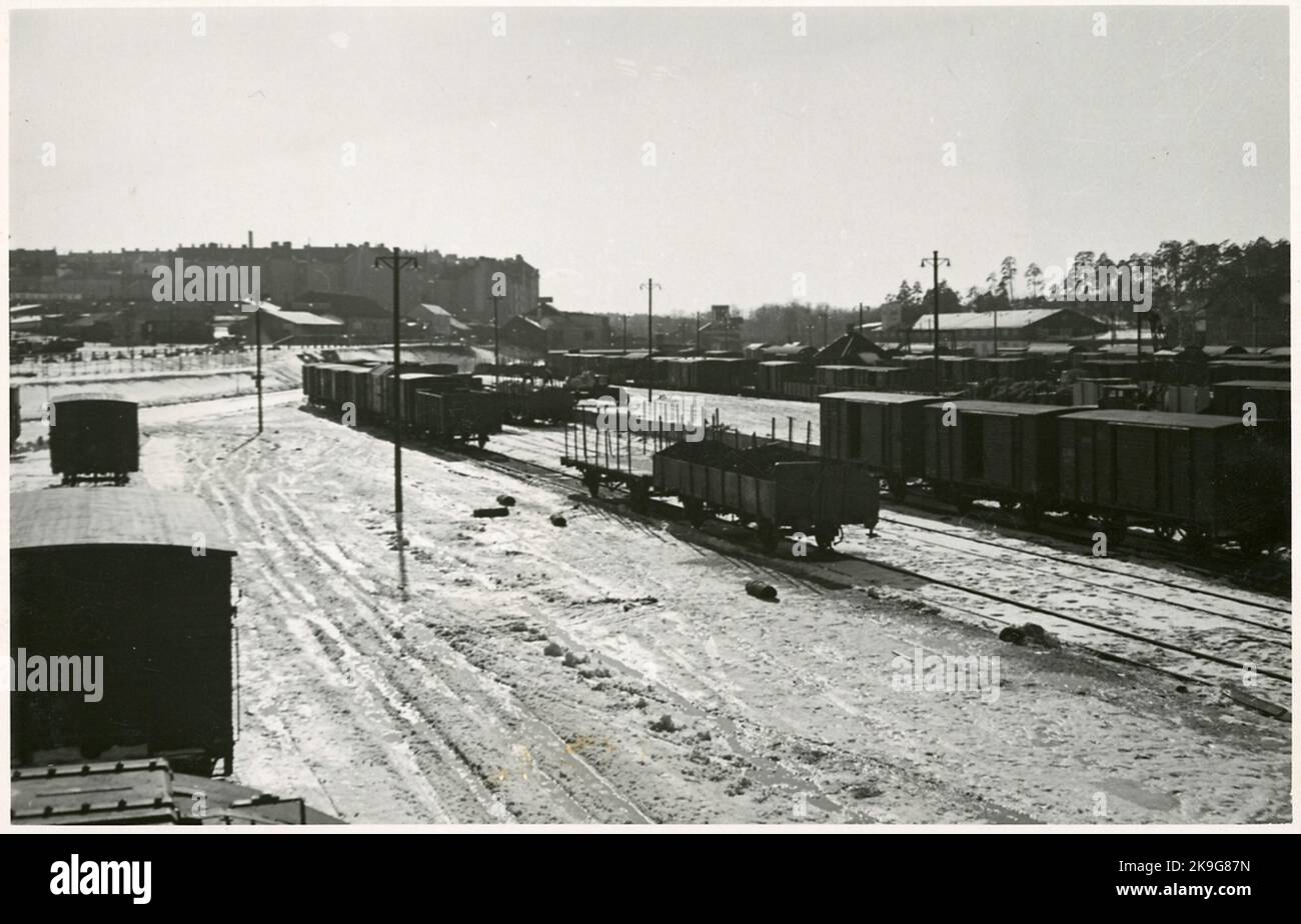 Stockholm Norra station for electrification Stock Photo - Alamy