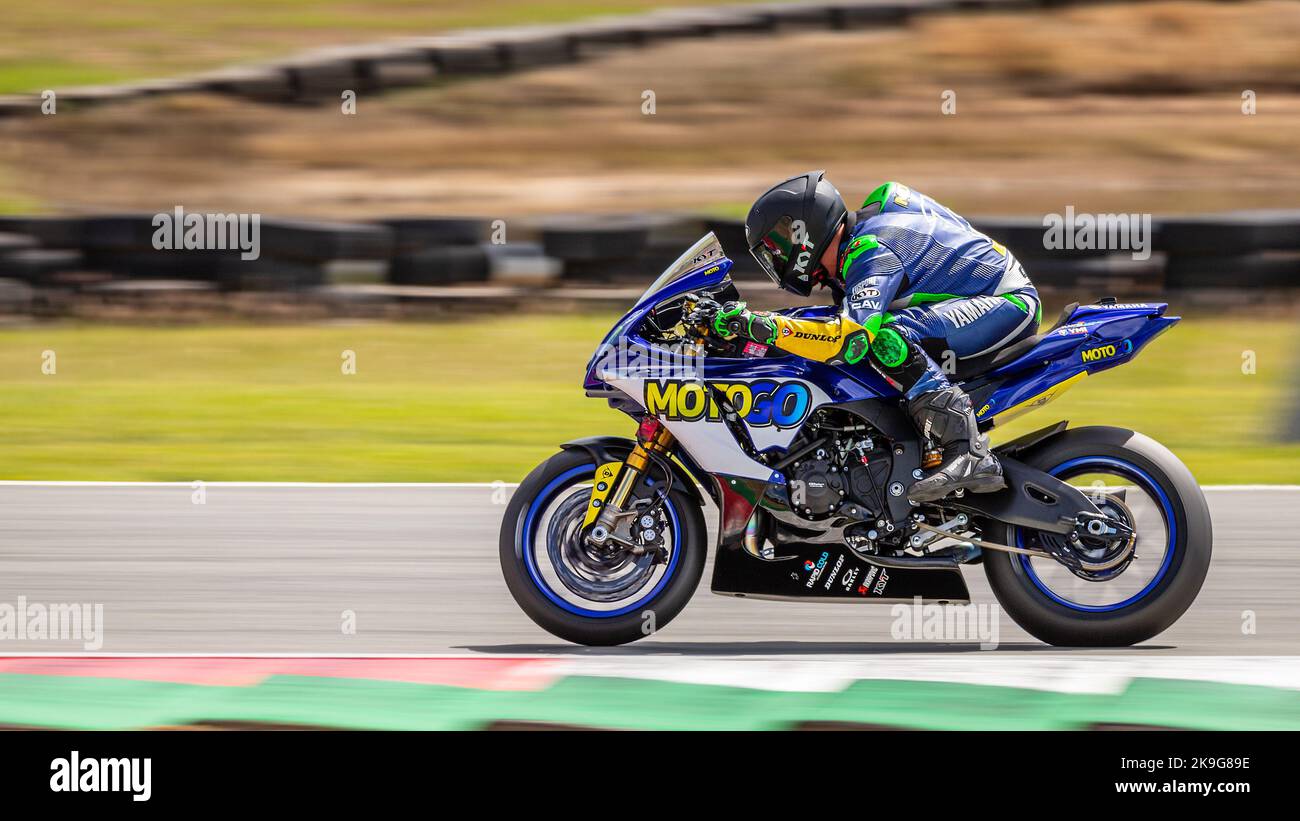 An Australian Superbike racer at Queensland Raceway Stock Photo - Alamy