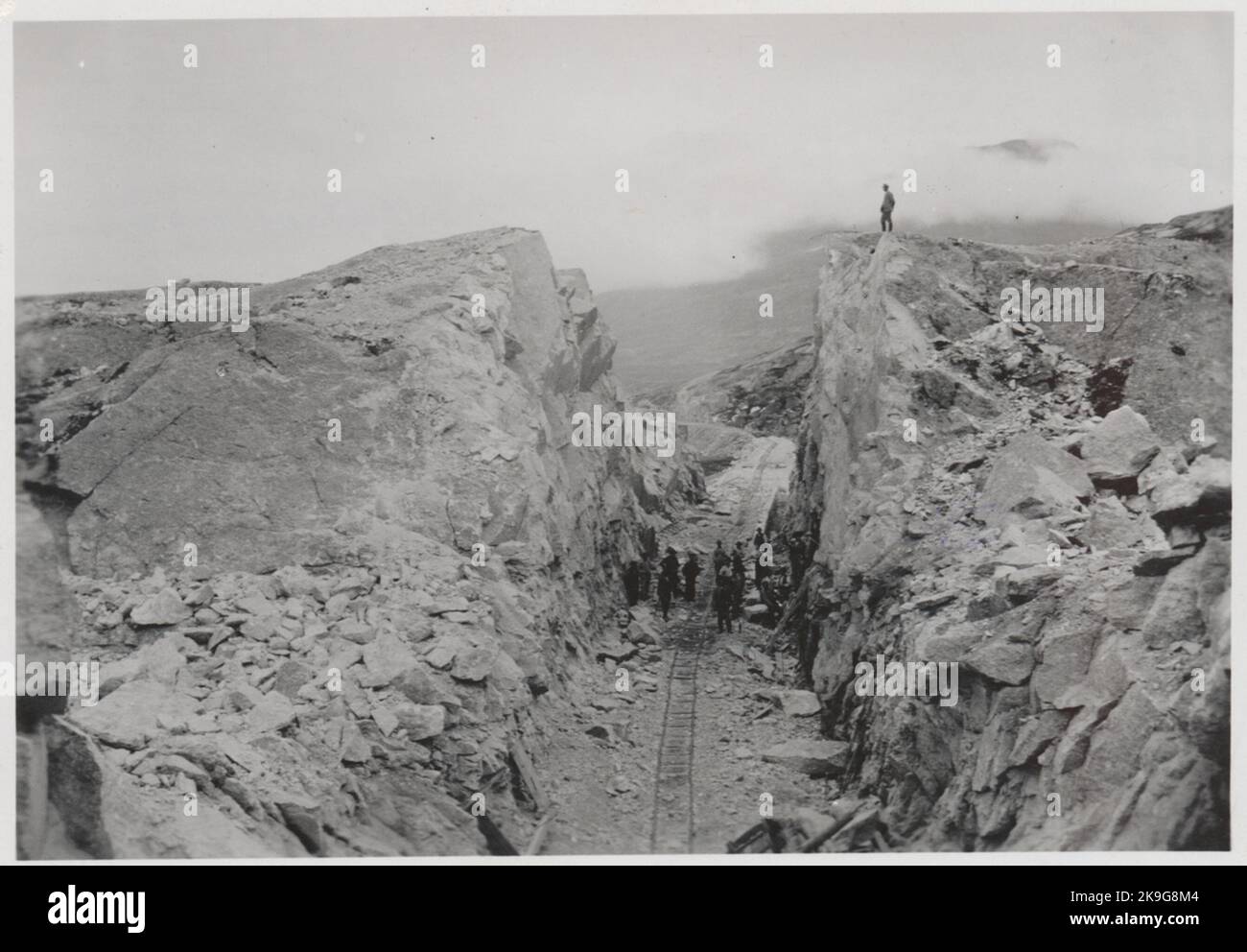 The national border track, a pruning closest to the national border ...