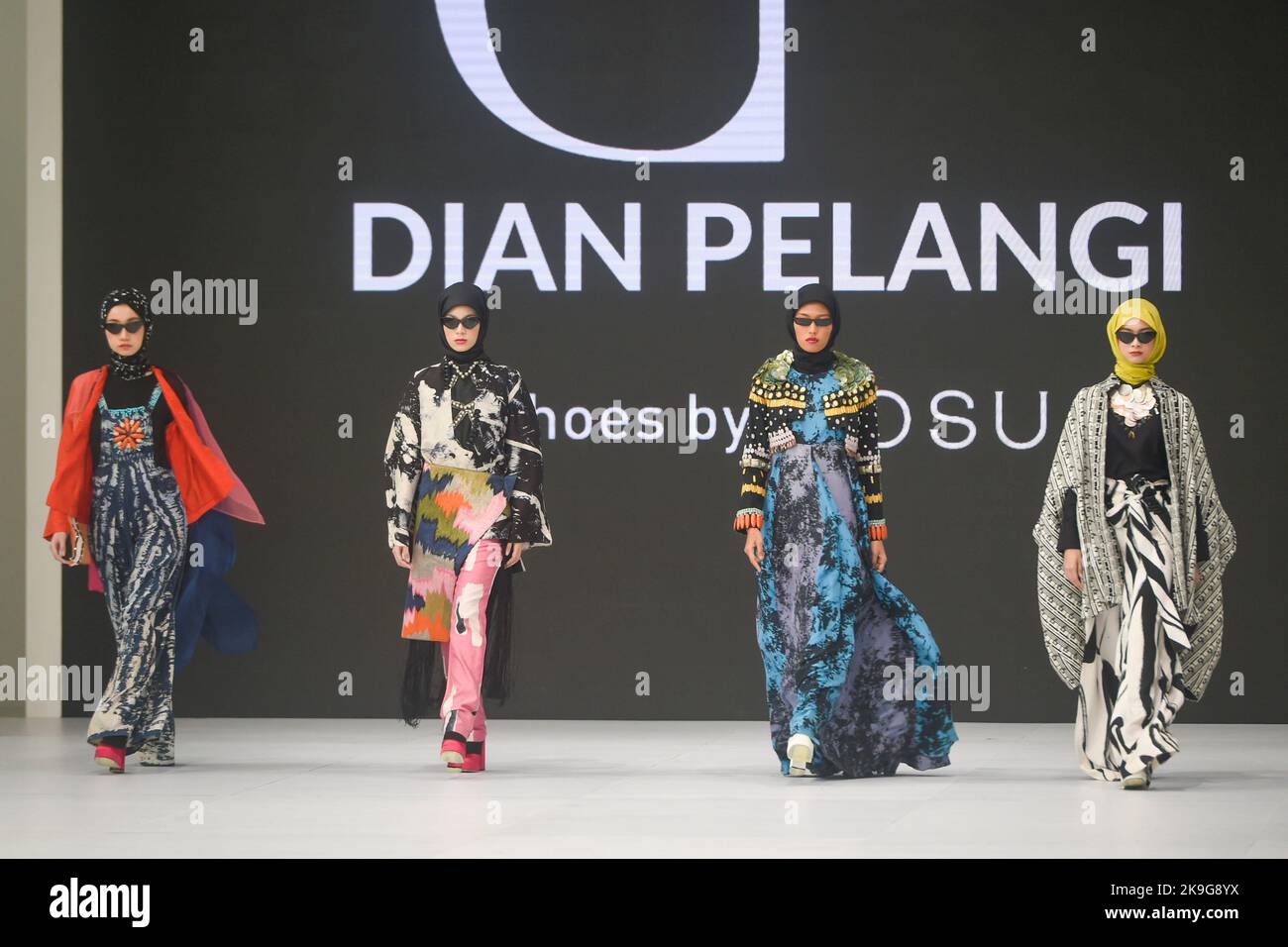 Jakarta, Indonesia. 28th Oct, 2022. Model present creations by ...