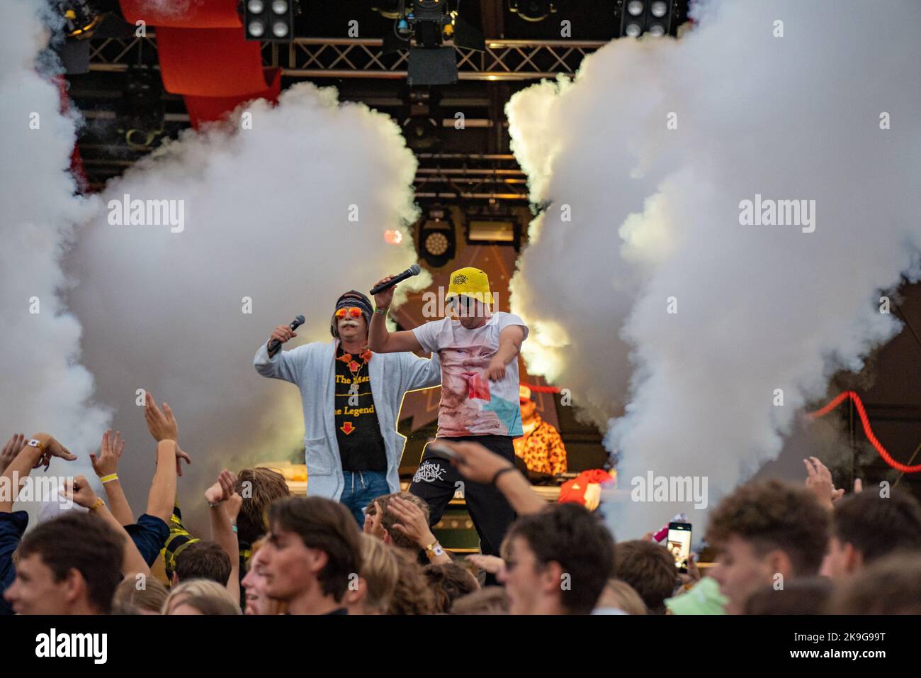 The famous Barry Badpak during a party in Leiden Stock Photo - Alamy
