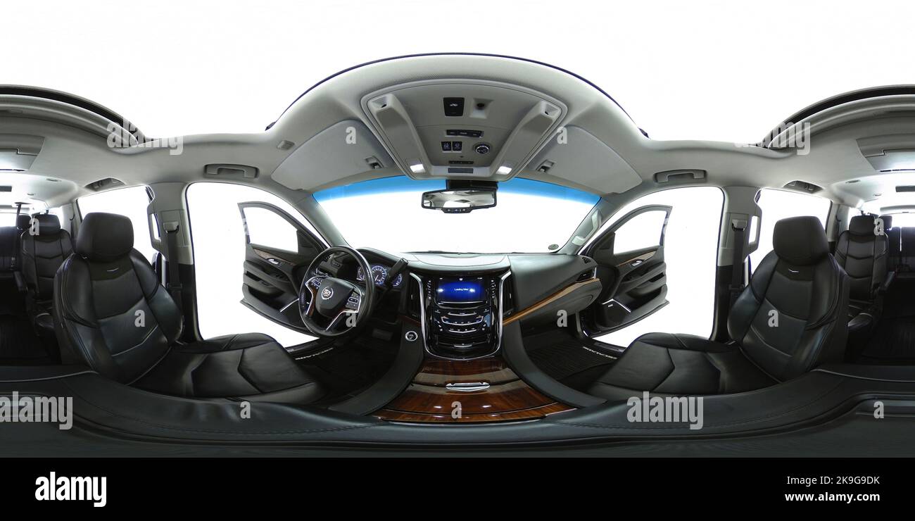 Cadillac Escalade ESV 6.2 V8 Car 360 photo interior cabin seats ...