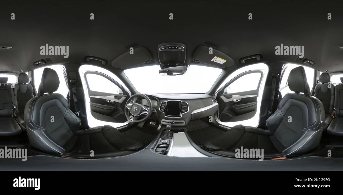 Volvo XC90 D5 AWD 2018 Car 360 photo interior cabin seats interior no ...