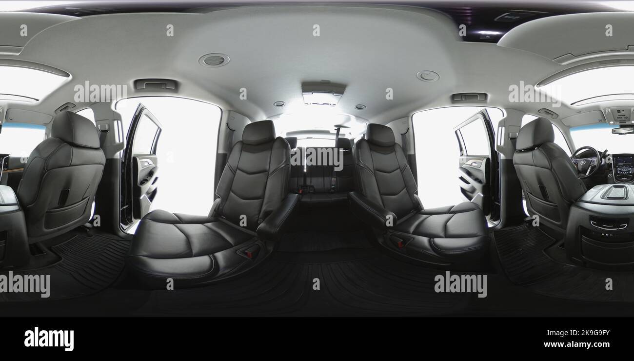 Cadillac Escalade ESV 6.2 V8 Car 360 photo interior cabin seats ...