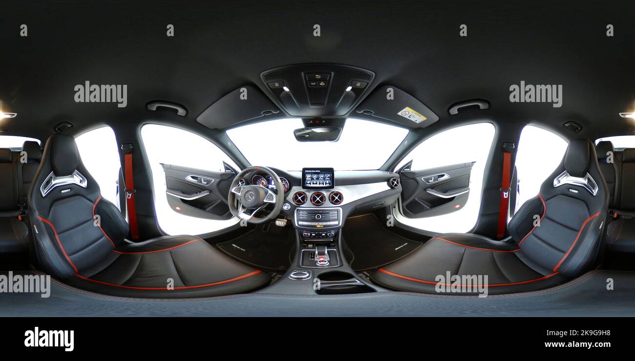 Mercedes Benz CLA 45 2017 AMG 4MATIC Car 360 photo interior cabin seats ...