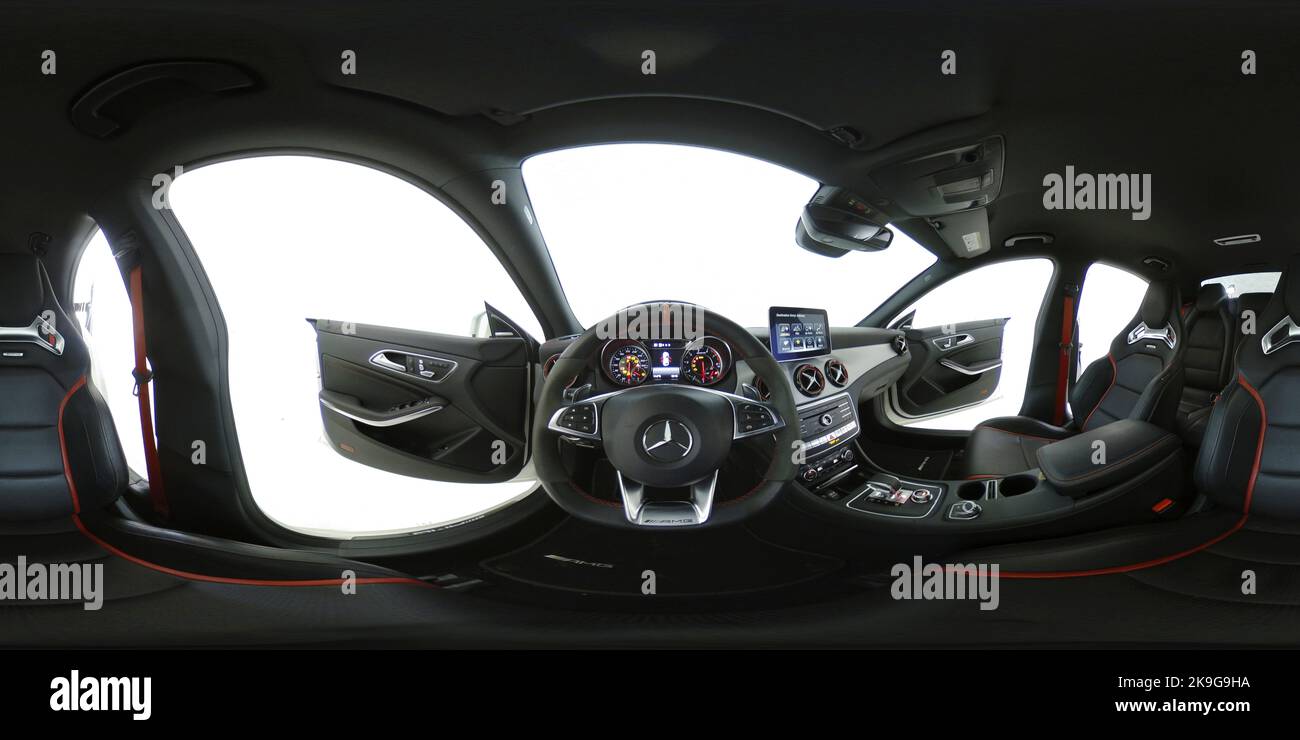 Mercedes Benz CLA 45 2017 AMG 4MATIC Car 360 photo interior cabin seats ...