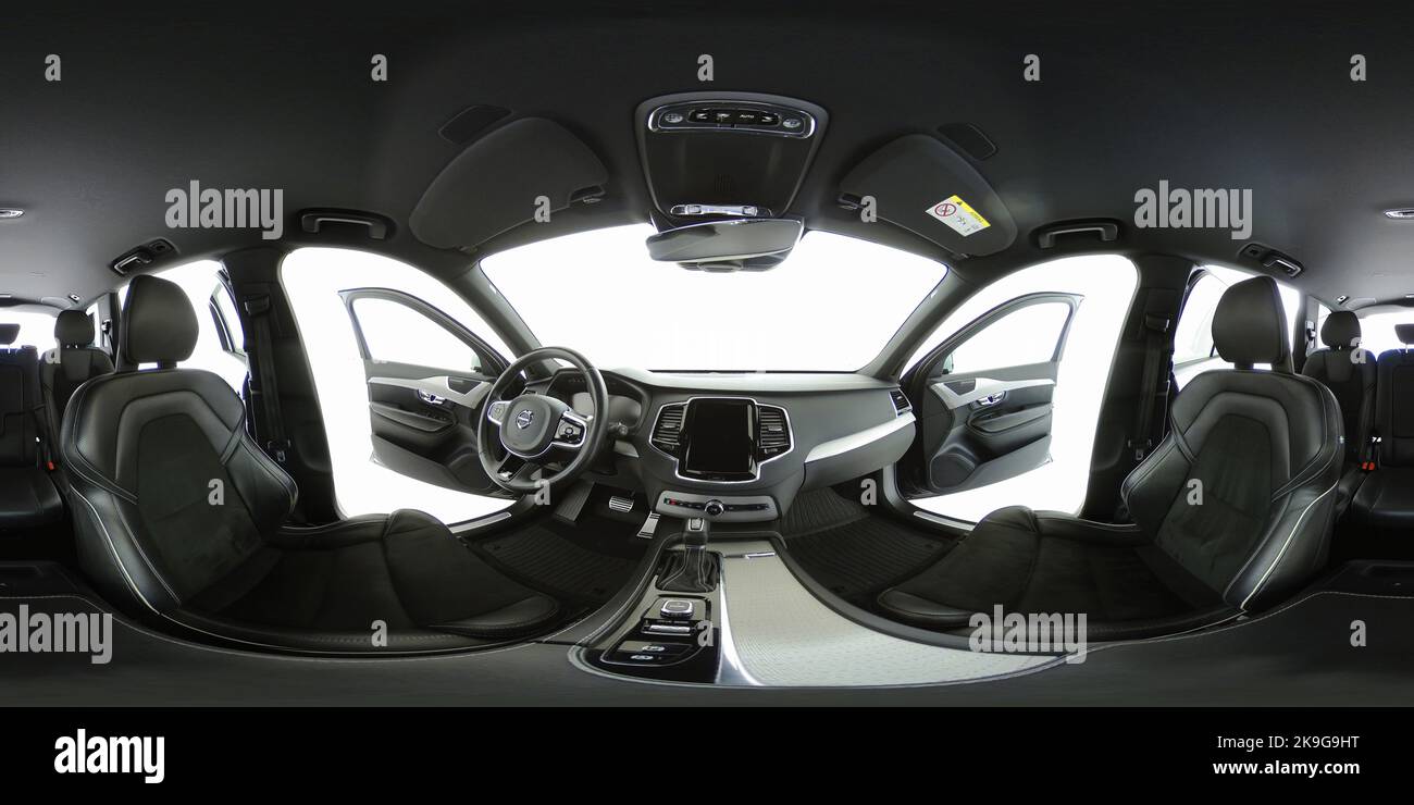 Volvo XC90 2016 D5 AWD interior 360 photo Car 360 photo interior cabin ...