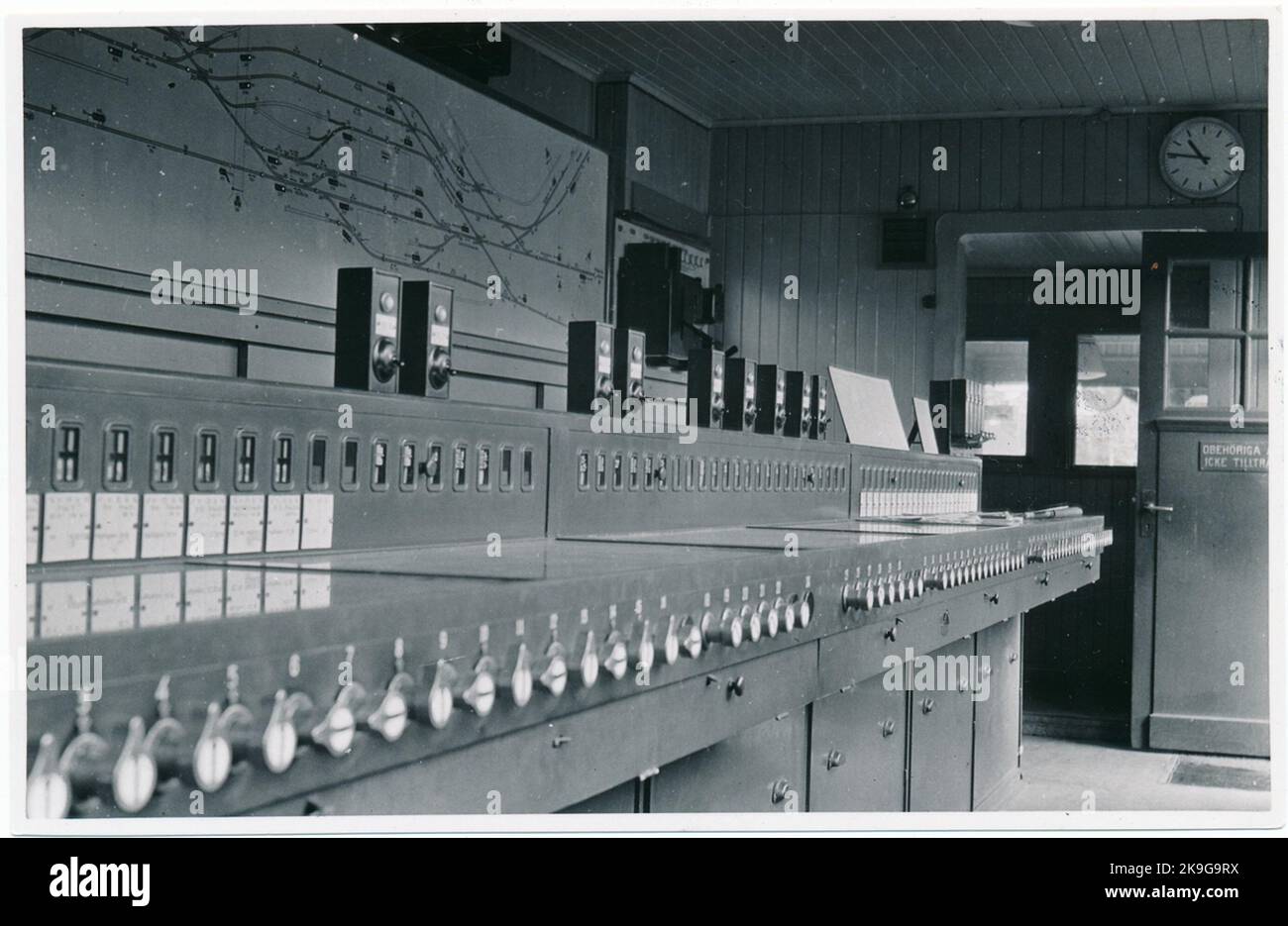 The Hallsberg switchgear 30/8-37 Stock Photo - Alamy