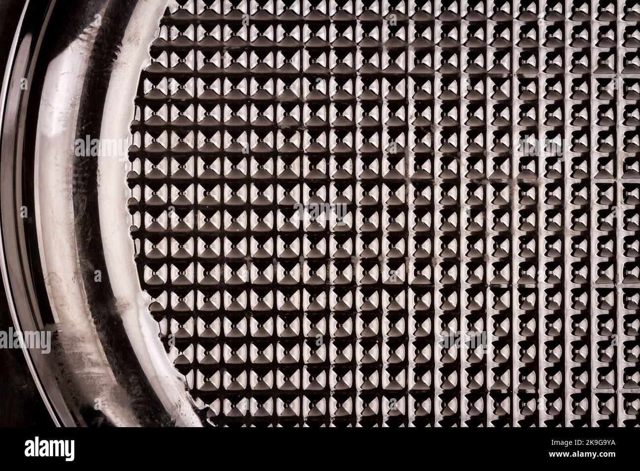 Brown plastic packaging food tray texture background Stock Photo - Alamy