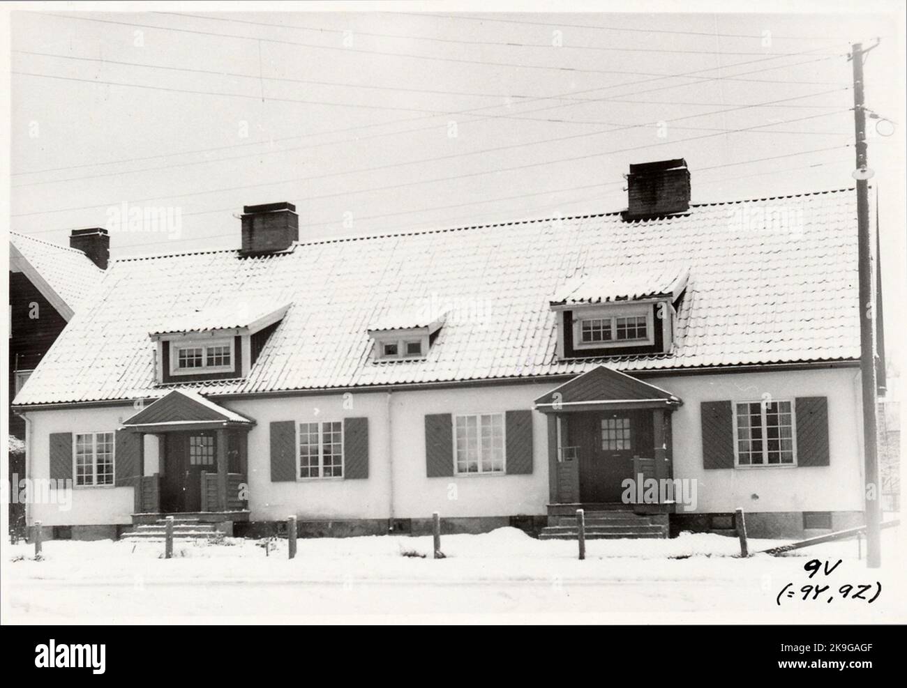 Bostain house in Ludvika Stock Photo - Alamy