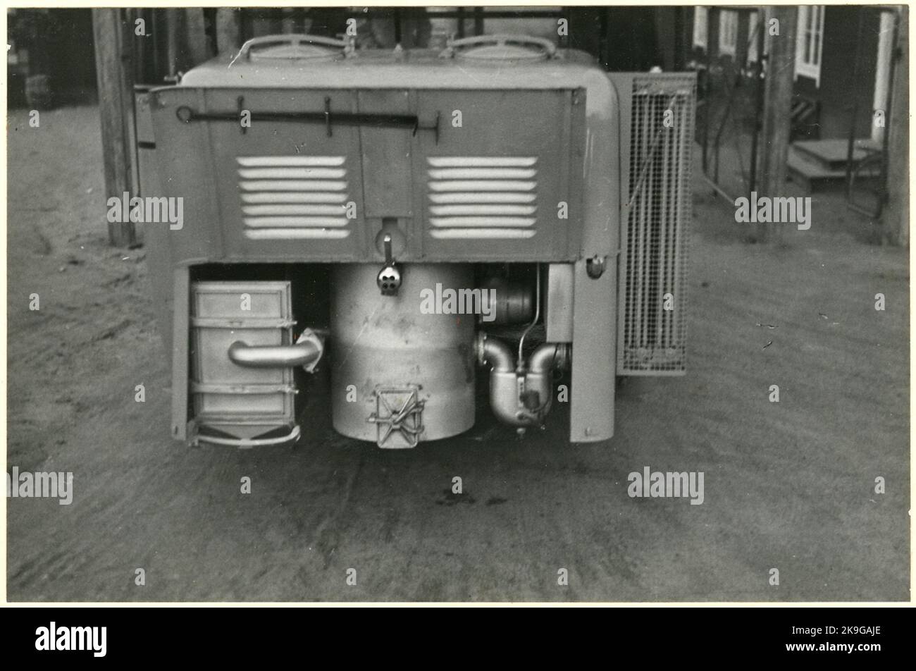 Detail image of gear unit for bus Stock Photo - Alamy