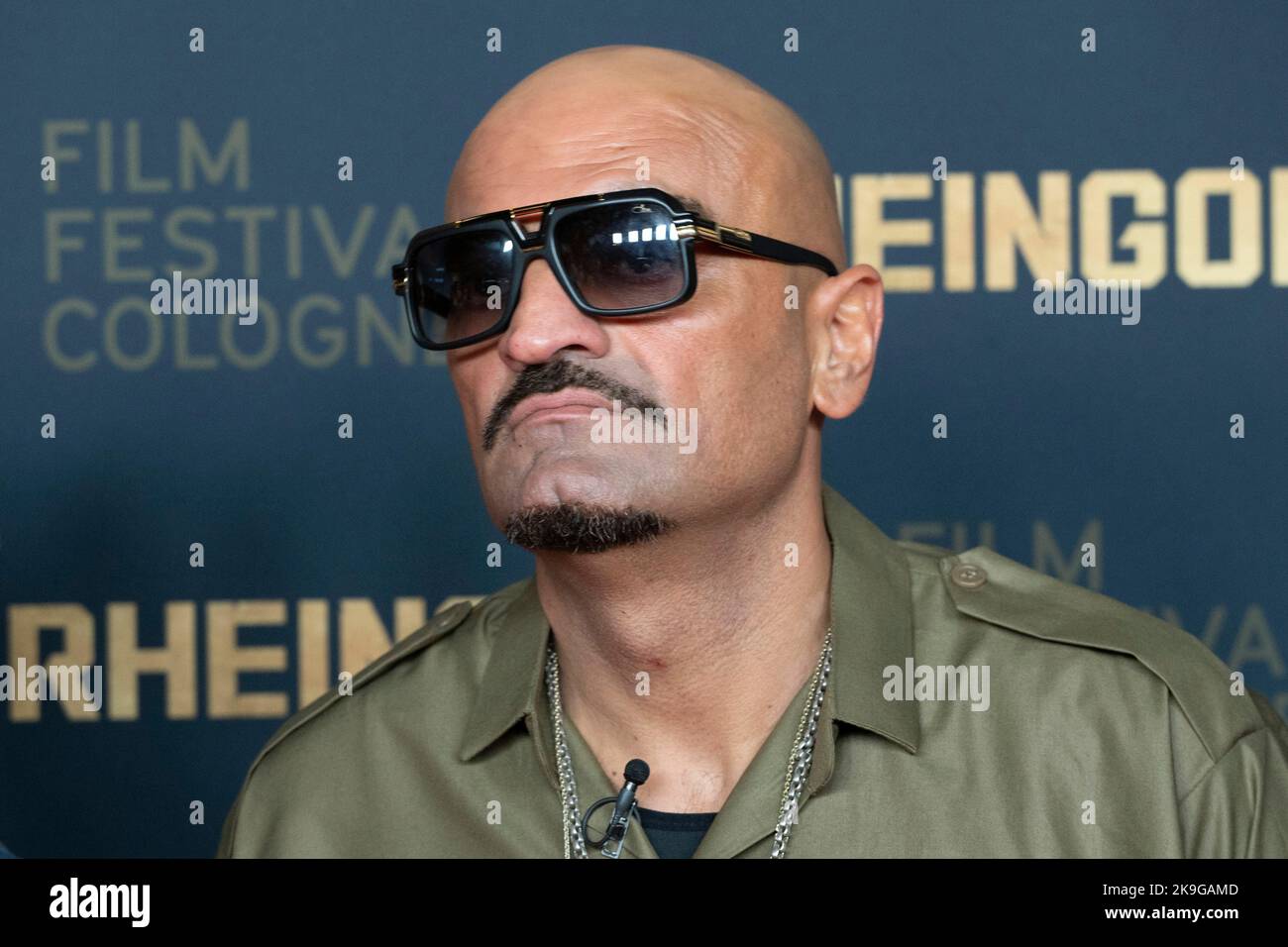 Cologne, Germany. 24th Oct, 2022. Giwar HAJABI, aka XATAR, rapper, red ...