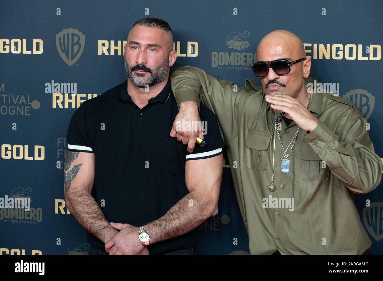 Cologne, Germany. 24th Oct, 2022. from left: KHL, Giwar HAJABI, aka ...