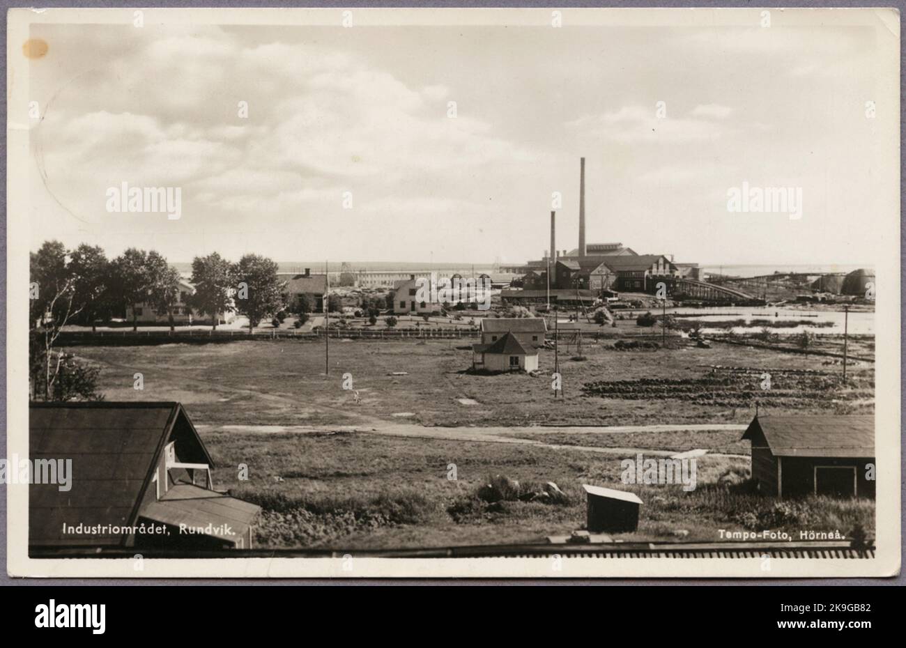 The industrial area, Rundvik Stock Photo - Alamy