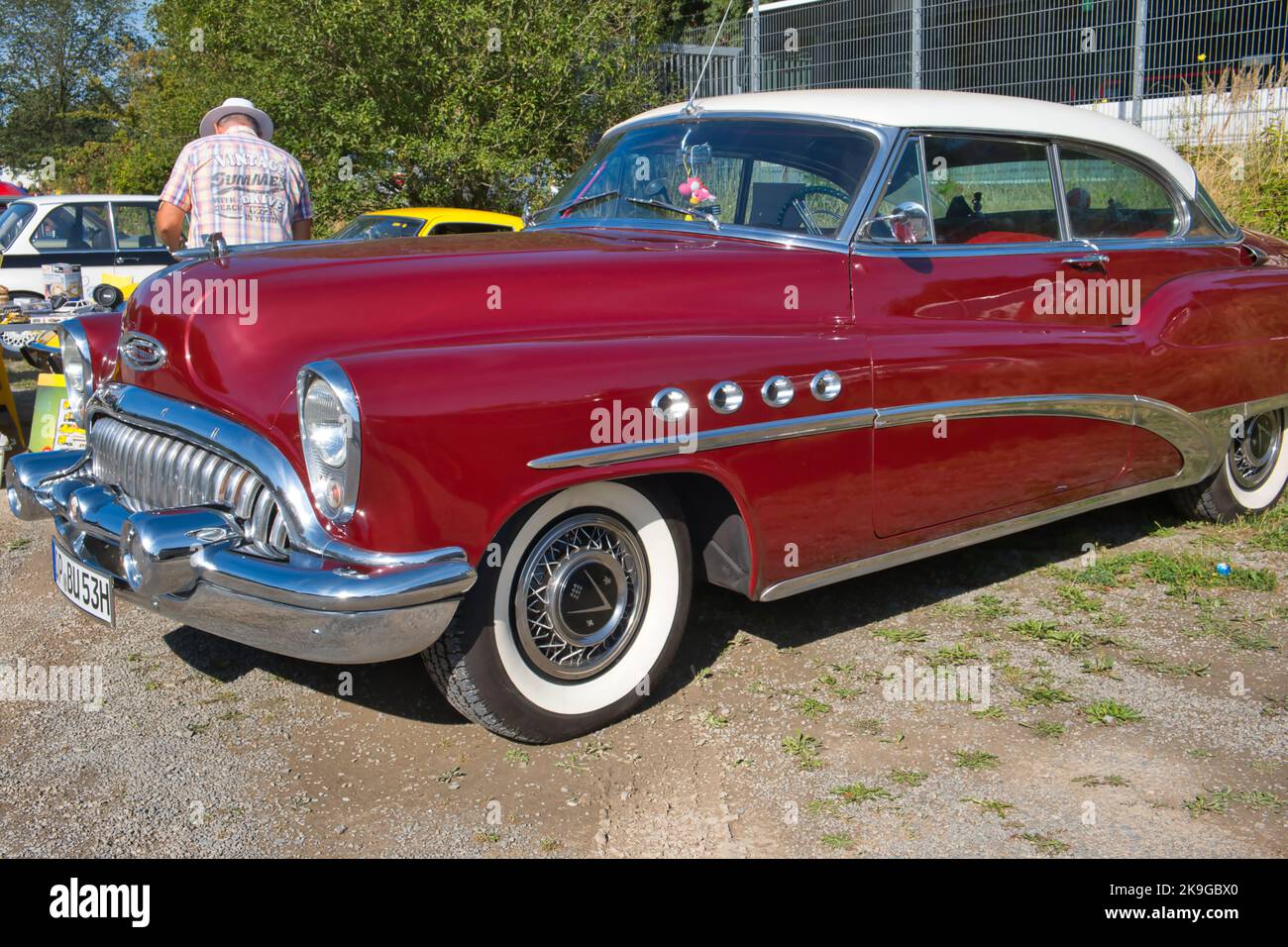 Buick roadmaster , side front view Stock Photo - Alamy